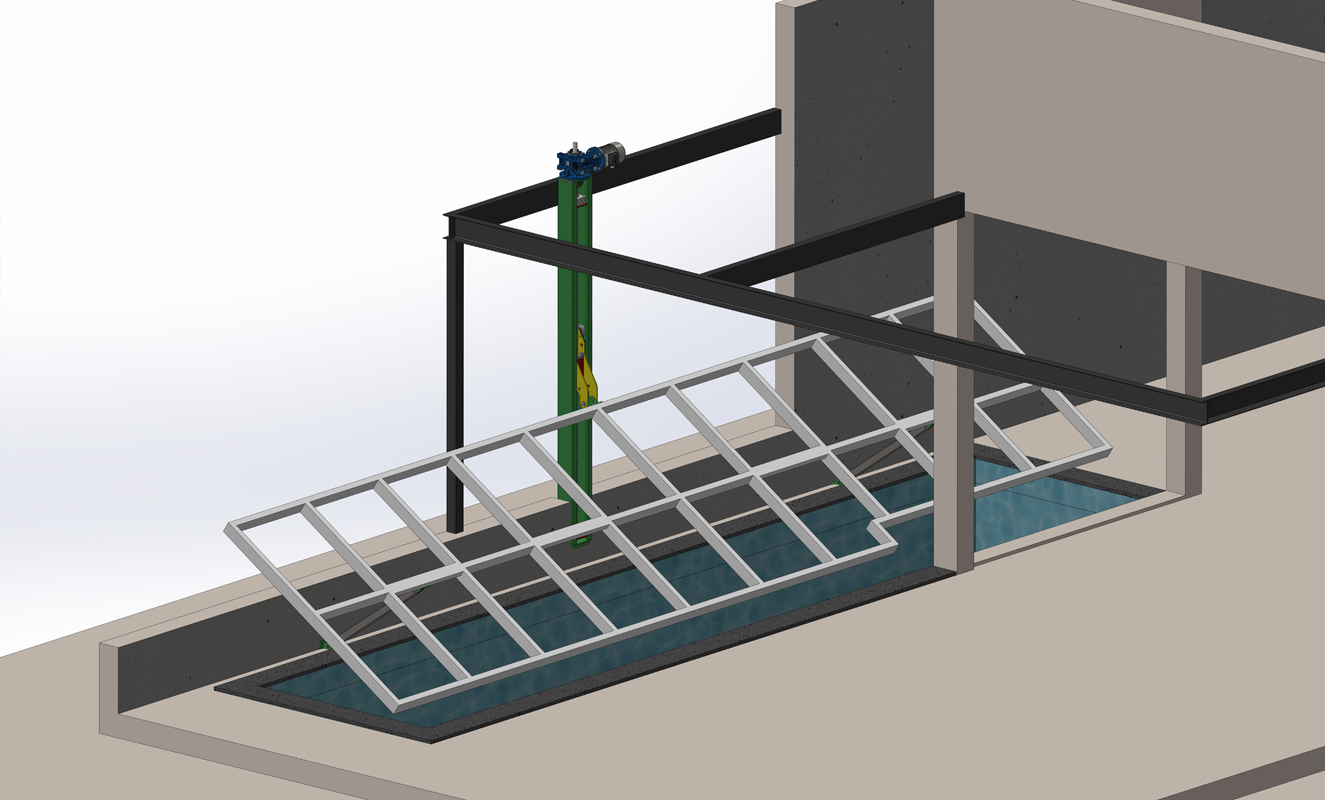 כיסוי בריכה חשמלי – Edrey systems engineering