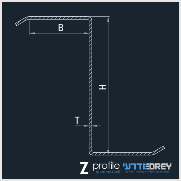 טבלאות פרופילי פלדה | מידע טכני – Edrey systems engineering